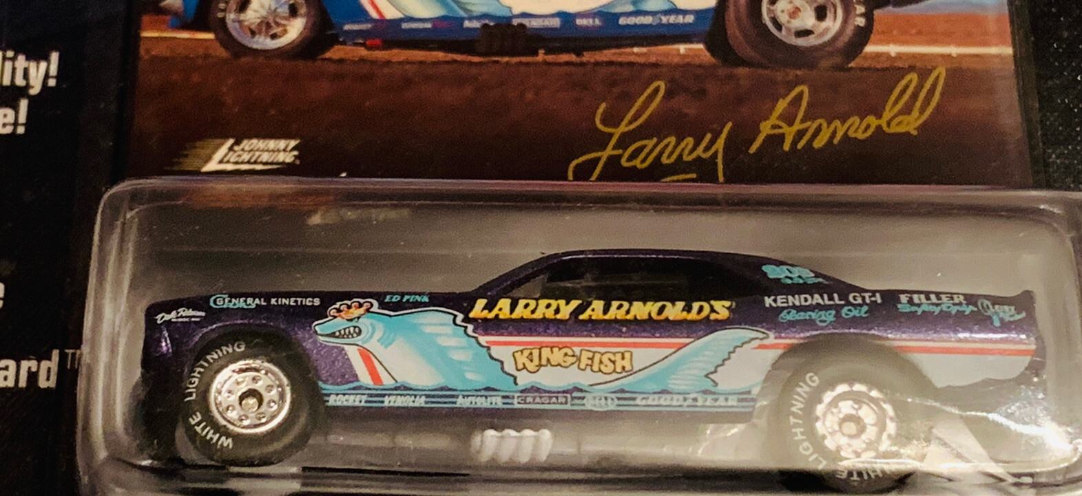Johnny Lightning White Lightning Kingfish Funny Car Legends Larry ...