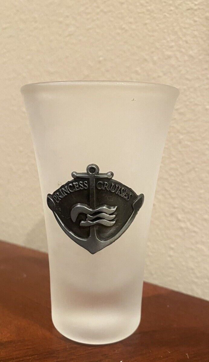 Princess Cruises Anchor Flag Symbol Shot glass 3.5" tall | eBay