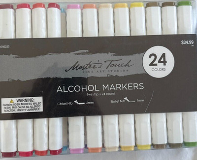 Master's Touch 24 Twin-tip Alcohol Markers | eBay