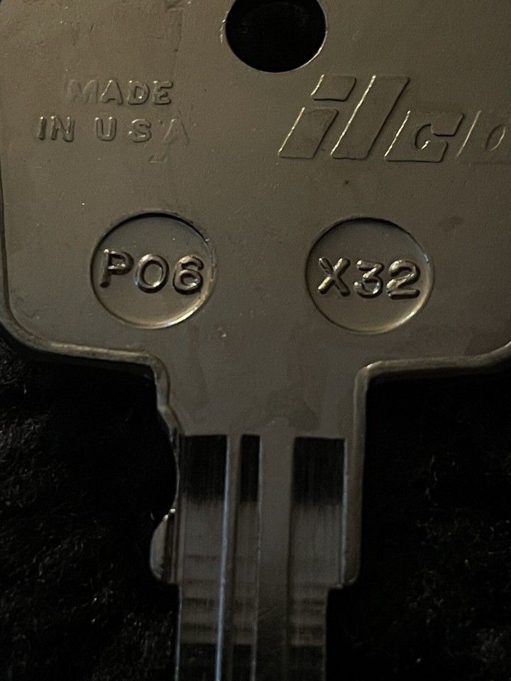 Porsche Key Blank Set Ilco PO6 X32 1970-98 911 912 914 930 993 | eBay