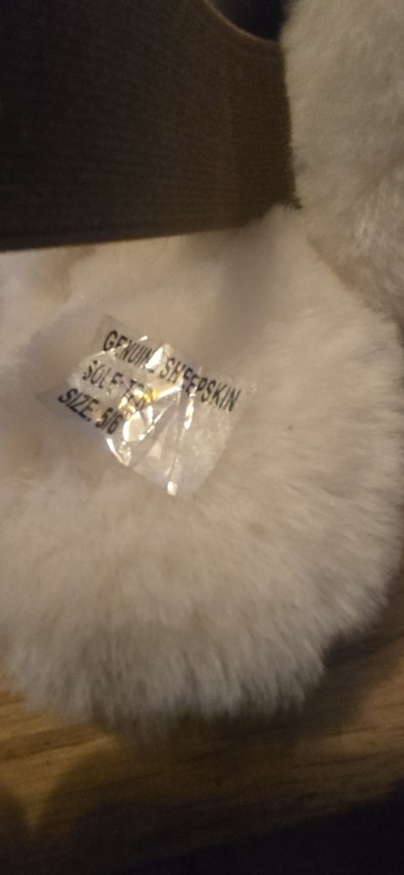 Brand New Womens Slippers Size 5/6 Sheep skin Lining | eBay UK