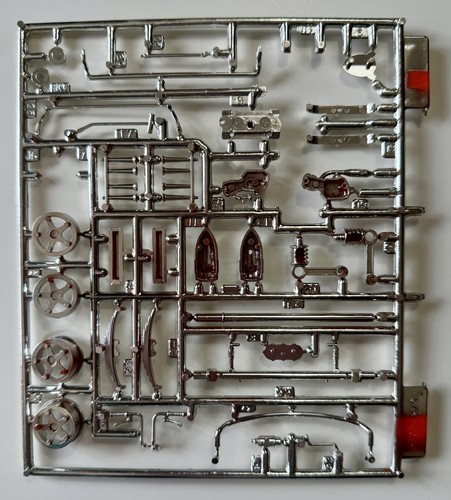 Vintage 1970 Monogram Baja Bandito 6759 Model Kit VW Bus Chrome Parts ...