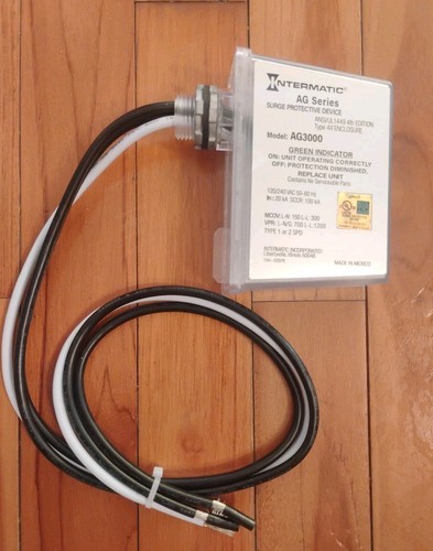 Intermatic AG3000 120/240 VAC Universal HVAC Surge Protective Device ...