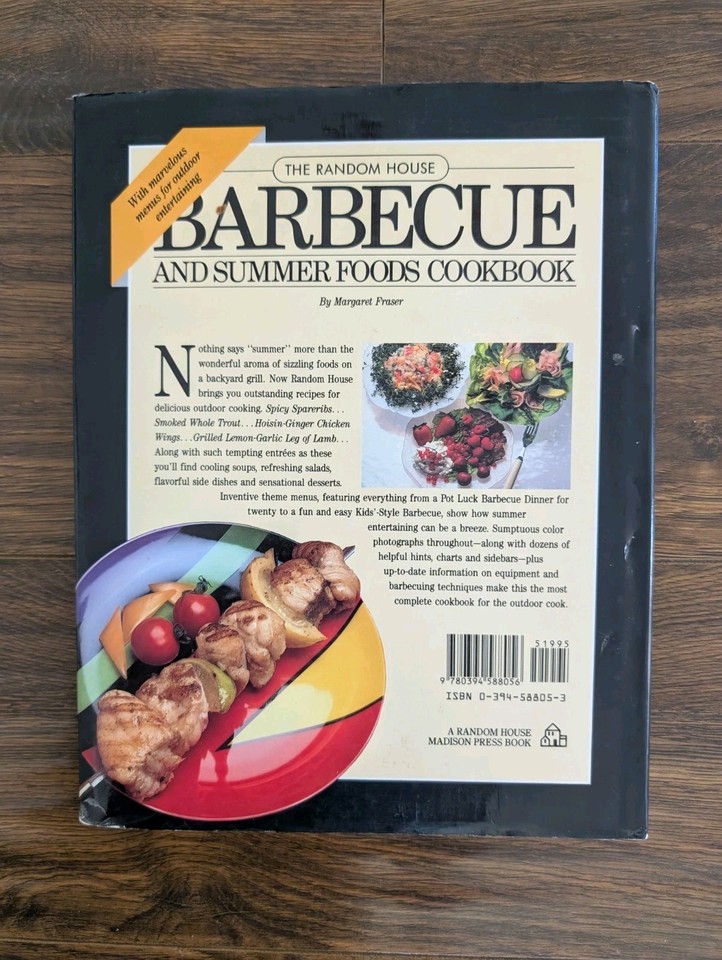 Barbecue and Summer Foods Cookbook Recipes Cooking Book | eBay
