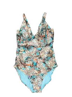 Fantasie ICED AQUA Manila Deep Plunge One Piece Swimsuit, US 38H, UK ...