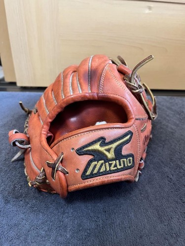 Mizuno Pro Infield Hardball Glove Red/Orange Baseball Mitt Used | eBay