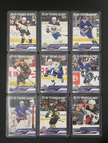 2023-24 UPPER DECK EXTENDED - LOGAN COOLEY YOUNG GUNS ROOKIE - (9) CARD ...