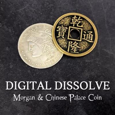 Digital Dissolve (Morgan Version) Close Up Magic Tricks Coins Visually ...