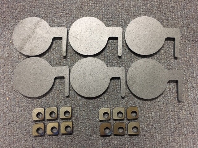 Metal Shooting Target For Tree 6" Angle Iron Dueling Tree Target DXF