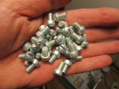 40 NOS 1/4"- 20 X 3/8" Fillister Head Slotted Steel Machine Cap Screw ...