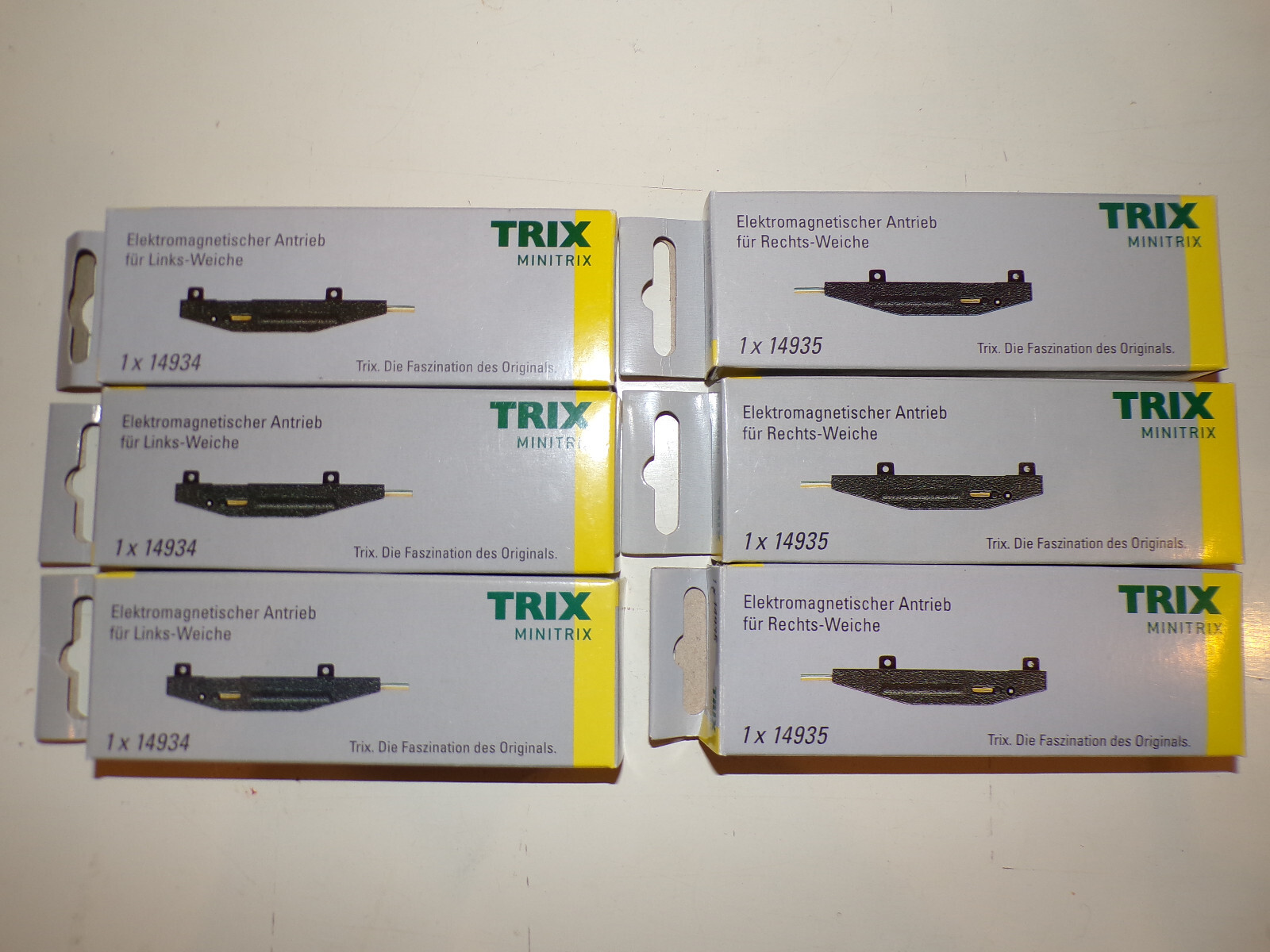 Minitrix 6 x Weichenantrieb 14934/14935 neuwertig OVP Spur N | eBay