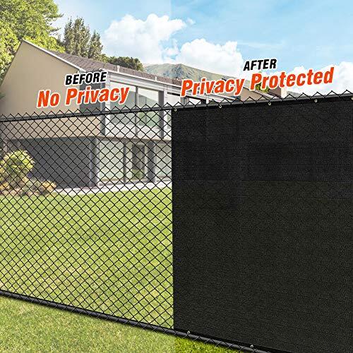 4x50Ft Heavy Duty Mesh Privacy Screen Fence Net Barrier for Garden Yard ...