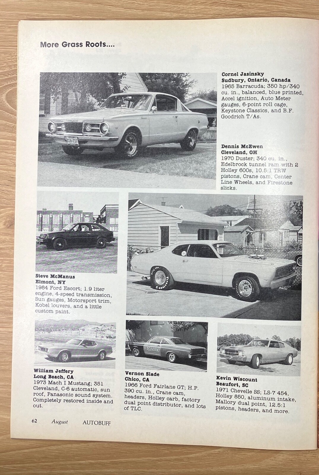 Autobuff Magazine Aug 1986 Cars & Sexy Ladies High Grade Hot Rods Babes ...