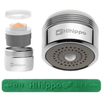 Water saving 48% Hihippo tap aerator 3.8 LPM Nozzle For Basin ...