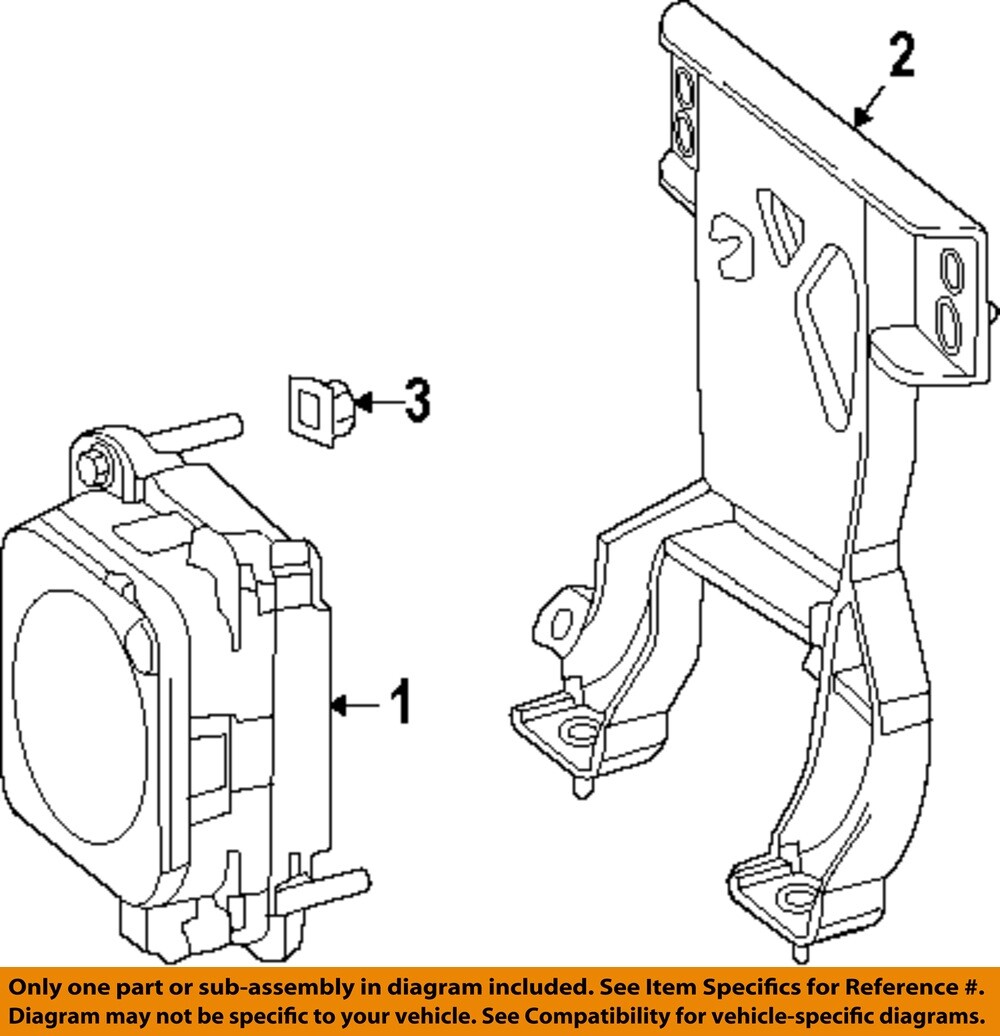 MERCEDES OEM 15-18 GLA250 Cruise Control System-Distance Sensor Clip ...