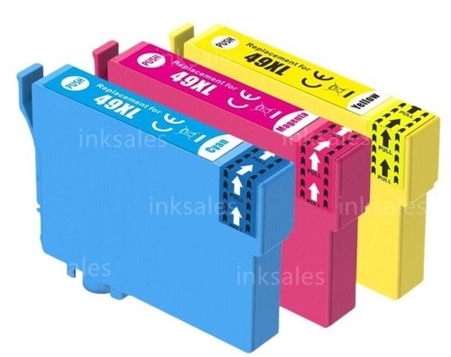 3X 49XL 49 COLOUR Generic Ink Cartridge For Epson XP-2205 XP-4205 ...