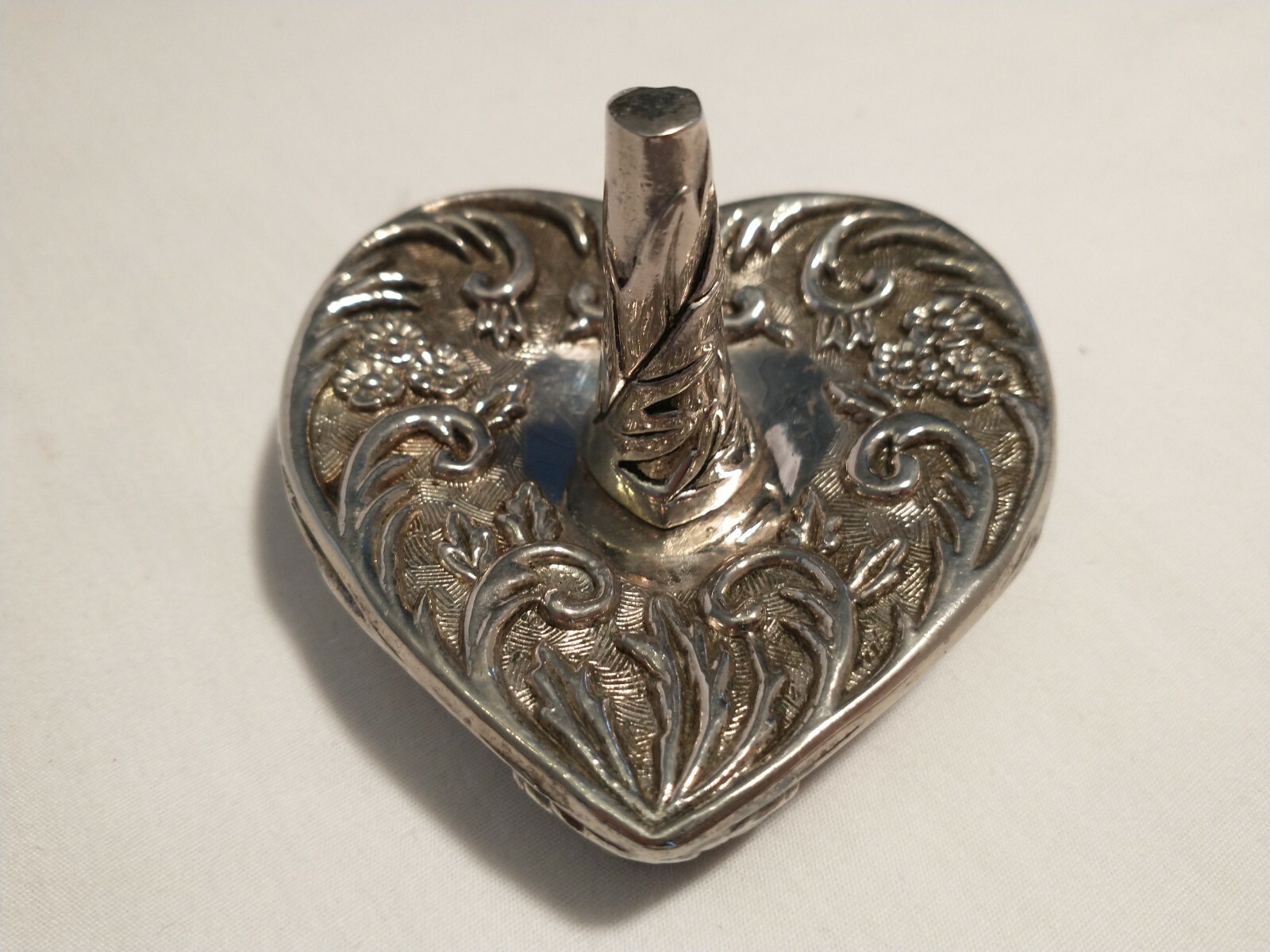 GODINGER SILVER HEART RING HOLDER 1992 EXCELLENT PREOWNED CONDITION | eBay