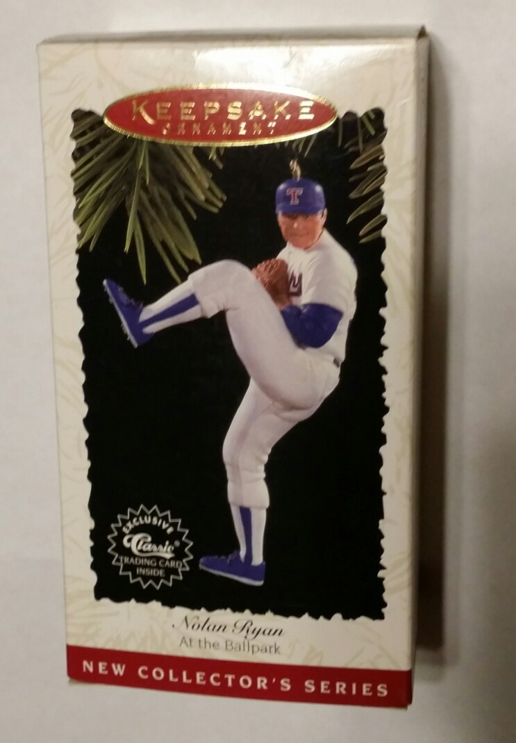 1996 BASEBALL GREAT NOLAN RYAN HALLMARK KEEPSAKE ORNAMENT | eBay