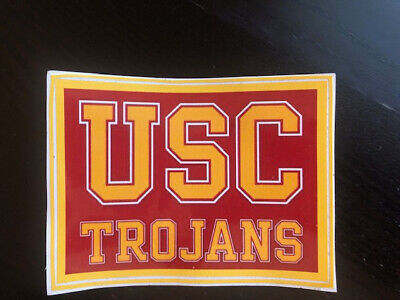USC Trojans Vinyl Sticker Water Bottle Laptop Window Bumper | eBay