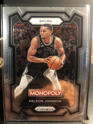Keldon Johnson 2023-24 Panini Prizm Monopoly #79 San Antonio Spurs ...