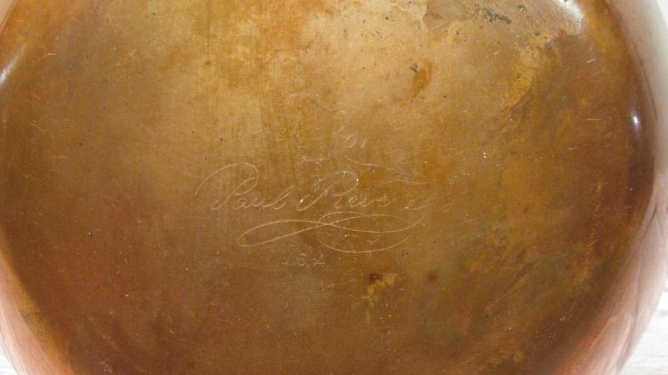 Paul Revere Ware Vintage 1801 Copper Stainless Steel 8.5 inch Skillet ...