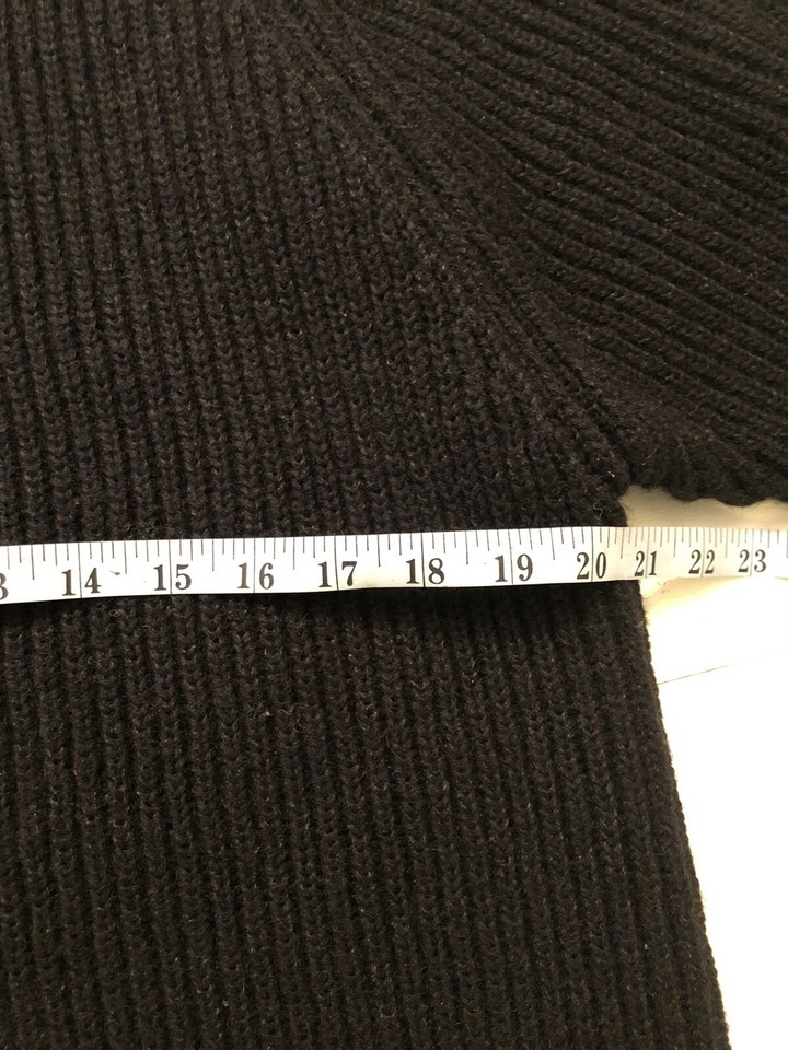 Vintage IB Diffusion Cardigan Sweater Womens Small Black Long Knee ...