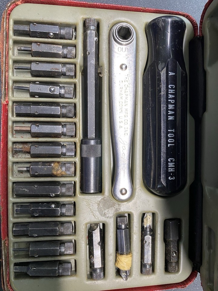 Chapman Gun Screwdriver Kit No. 6320 Tool Set w/ Case | eBay