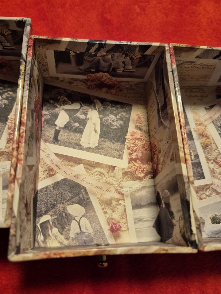 Vintage 1999 Tri-Coastal Keepsake Drawer Box – Cottagecore Tina Higgins ...
