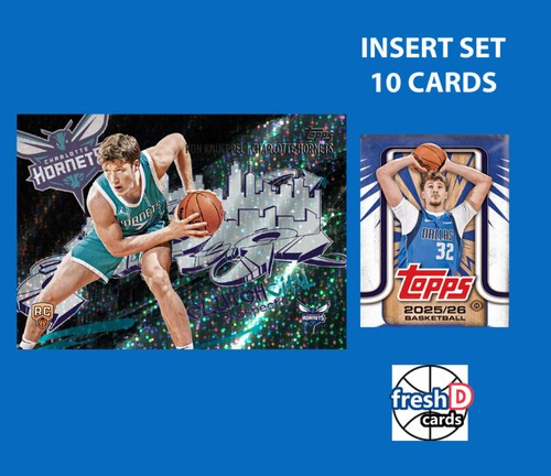 2025-26 Topps NBA Clutch City Prospects Complete Set 10 Cards Cooper ...