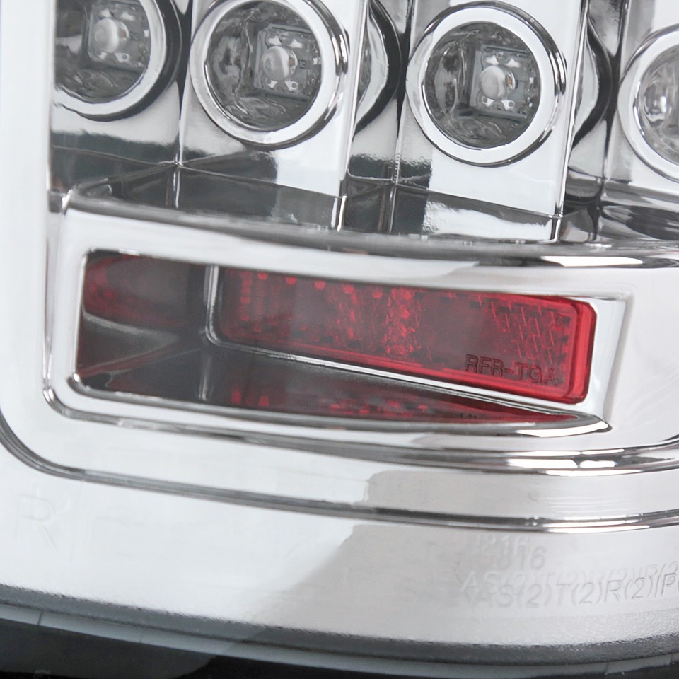 Clear Fits 2009-2014 Ford F150 F-150 Led Tail Lights Rear Brake Lamp ...