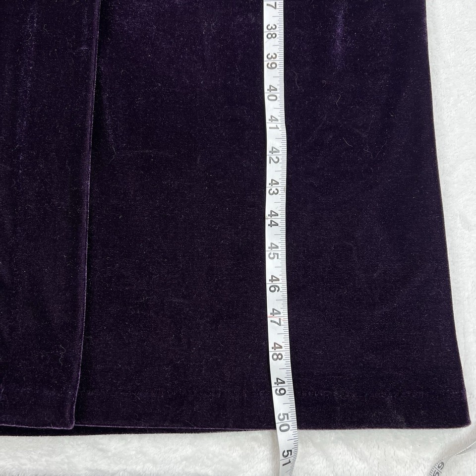 VTG Adonna Robe Medium Purple Velvet Floral Embroidered Classic Luxury ...