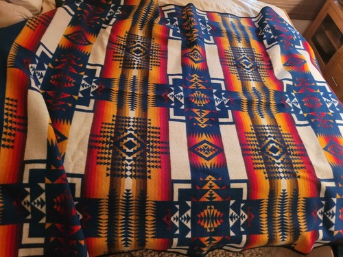 Chief Joseph Pendleton Wool Blanket 60" x 70" | eBay