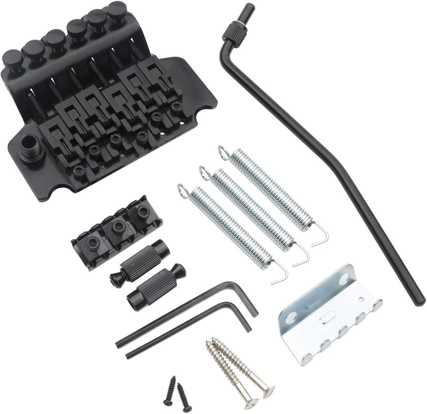Black Guitar Tremolo Licensed Floyd Rose Bridge System | eBay
