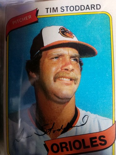 1980 Topps Baltimore Orioles Baseball Card #314 Tim Stoddard RC - NM | eBay