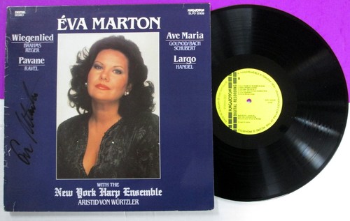 EVA MARTON Autographed Import LP with NY Harp Ensemble MINT CONDITION ...