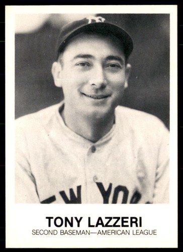 1983 TCMA Renata Galasso 1933 All-Stars #191 Tony Lazzeri | eBay