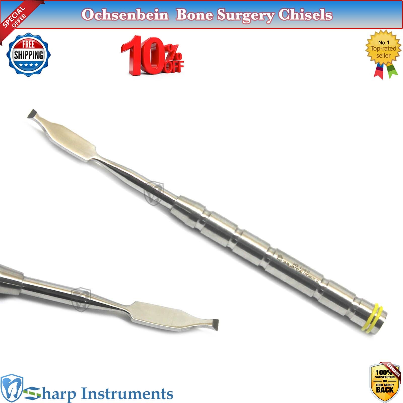 OchsenBein Chisels Periodontal Bone Splitting Scrapers Dental Steel ...