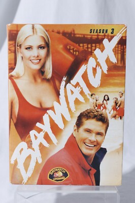 Baywatch TV Series Season 3 First Look Studios DVD Hasselhoff 5 Disc ...