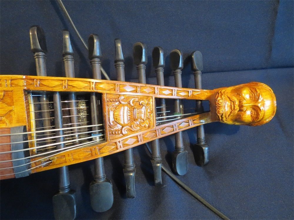 SONG Maestro (6x8) strings 19 1/4"viola da gamba baryton with 7 bridges ...