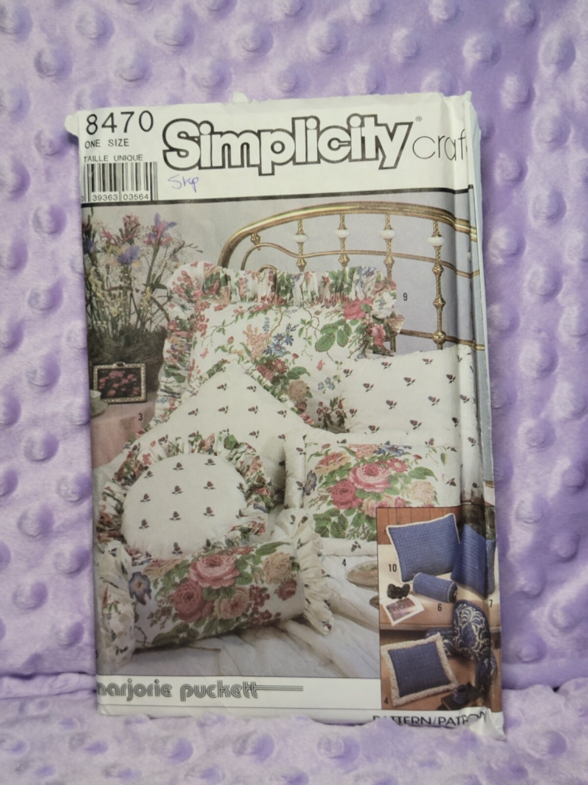 Simplicity 8470 - UNCUT Crafts Sewing Pattern, OSZ, 10 Pillow/Sham patterns | eBay