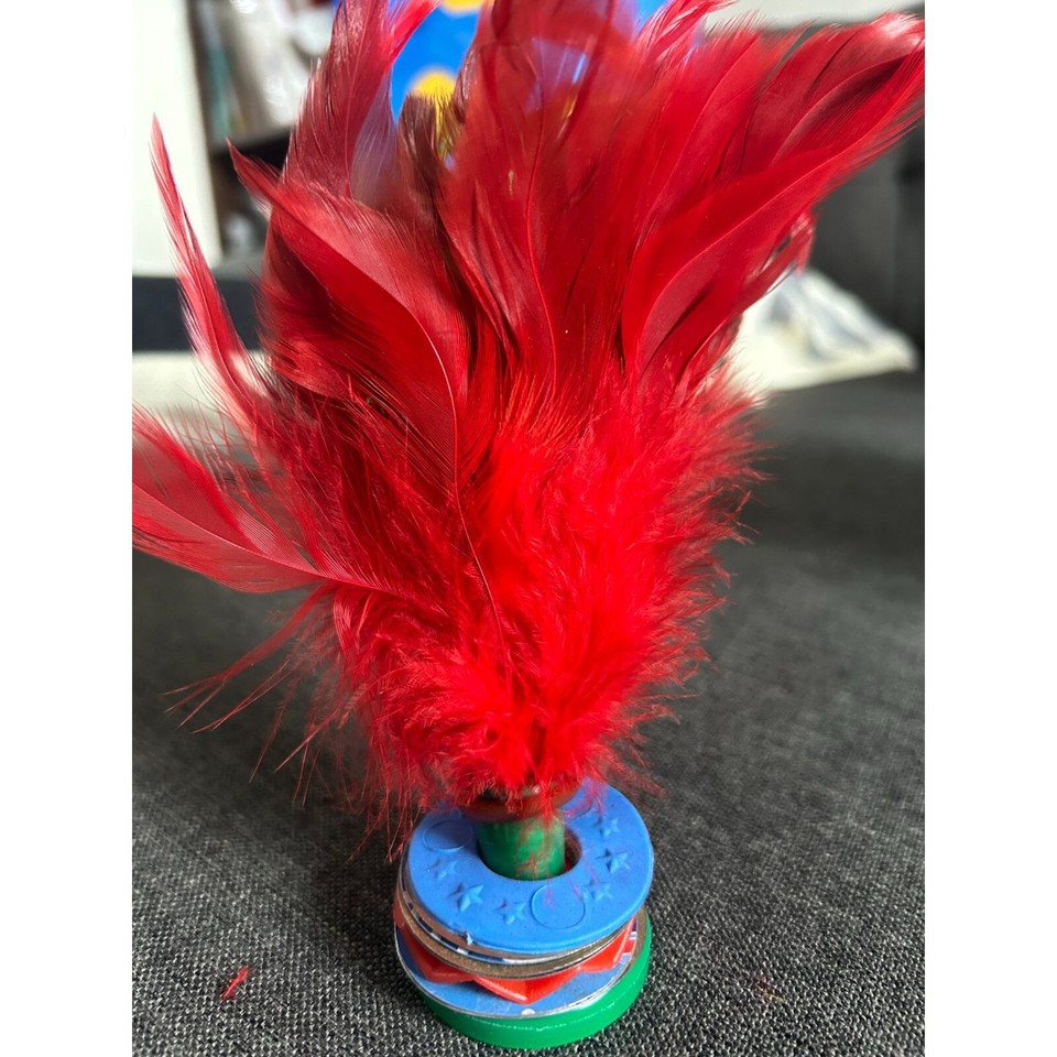 6 Pack Peteca Chinese Jianzi Kicker Colorful Feather Outdoor Toy Game ...