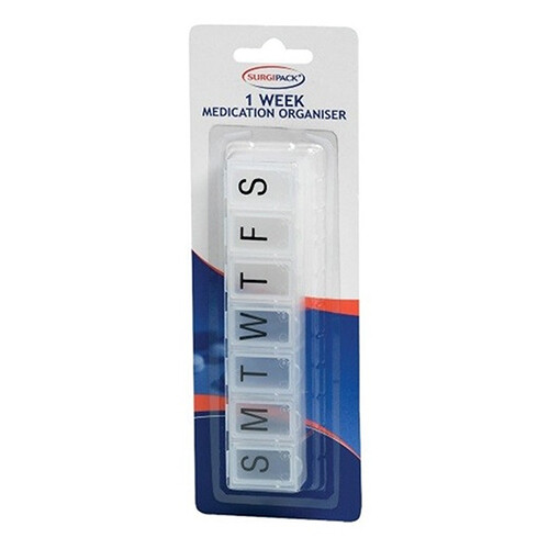 SurgiPack Safe-T-Dose One Week Medication Organiser 6069 | eBay Australia