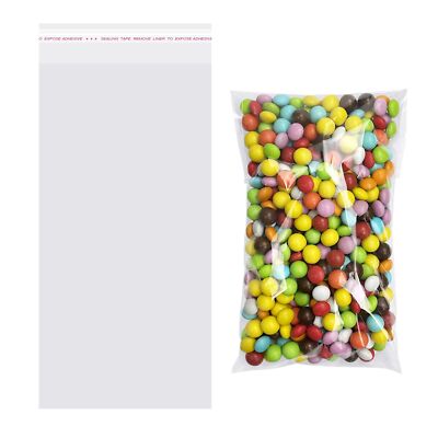 Self Sealing Cellophane Bags Self Adhesive5x10 Inches Clear Resealable ...