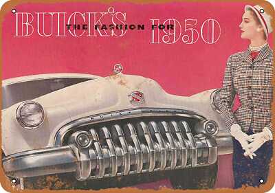METAL SIGN - 1950 Buick - Vintage Look Reproduction | eBay