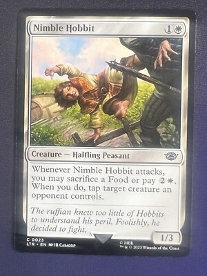 MTG Nimble Hobbit The Lord of the Rings: Tales of Middle-earth - LOTR ...