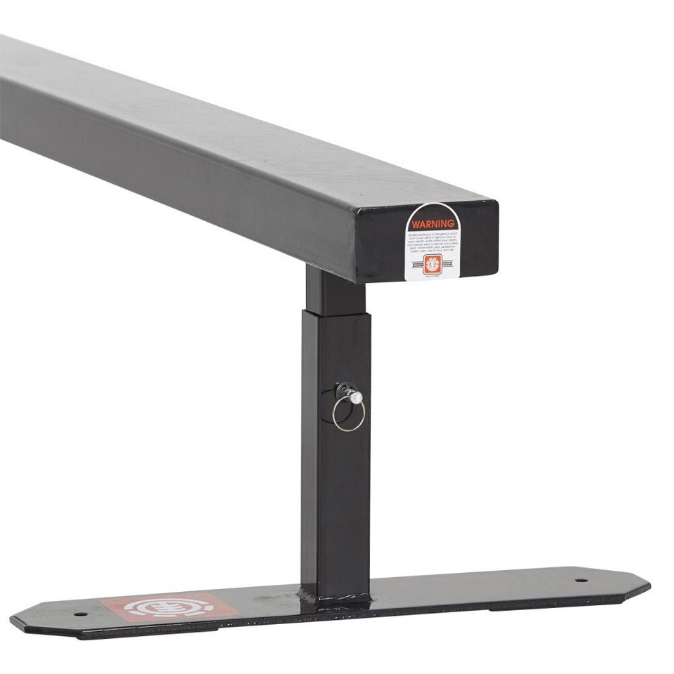 Element Skateboard Grind Rail Flat Bar Obstacle - 6ft Long, Adjustable ...