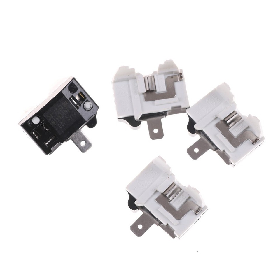 4X Plastic Refrigerator Freezer Compressor Overload Protector Overload ...