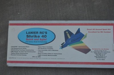 Lanier RC Shrike 40 R/C Balsa Model Airplane Kit | eBay