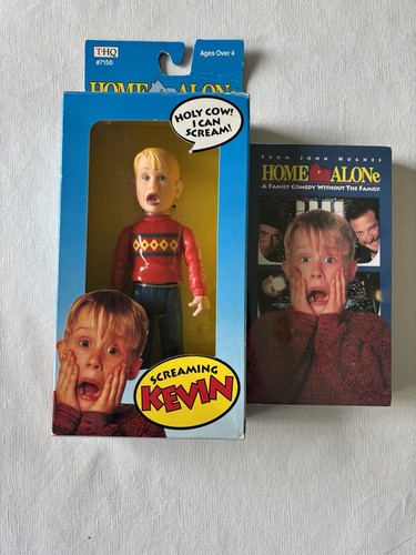 NIB Collectors 1991 Home Alone Kevin Doll With New Unopened VHS Movie ...