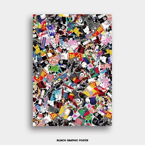 m8 Poster BLEACH Kubo Tite FC Klub Outside Limited Sticker Collage ...